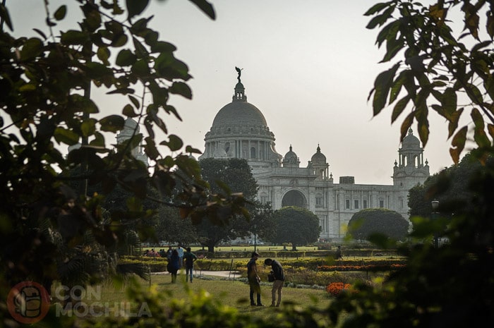 Victoria Memorial de Calcuta, en honor a la reina de Inglaterra