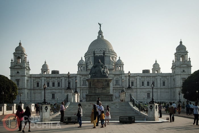 Victoria Memorial de Calcuta, en honor a la reina de Inglaterra