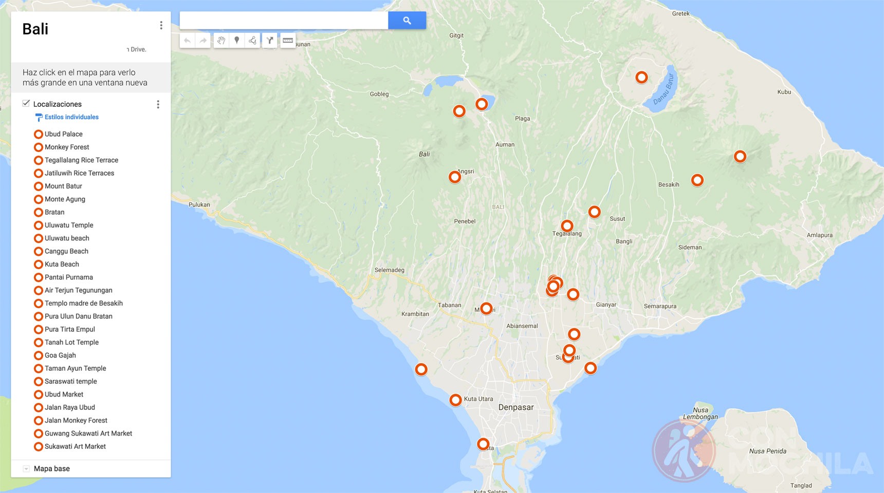 BALI con mochila: La guía del viajero independiente